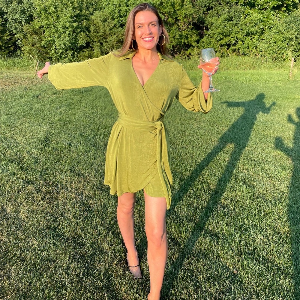 Princess Polly Green Dress - Gem